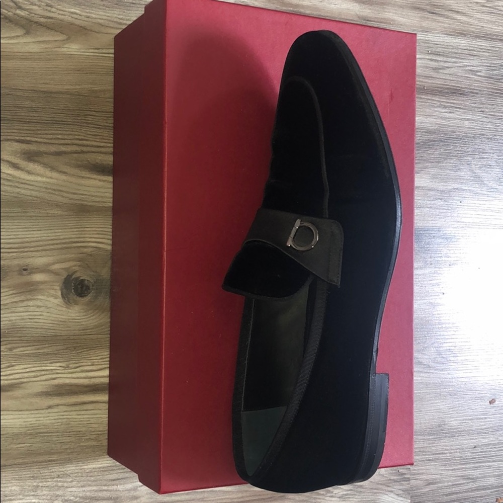 Andrea Velvet Smoking Shoe Loafers - Gem